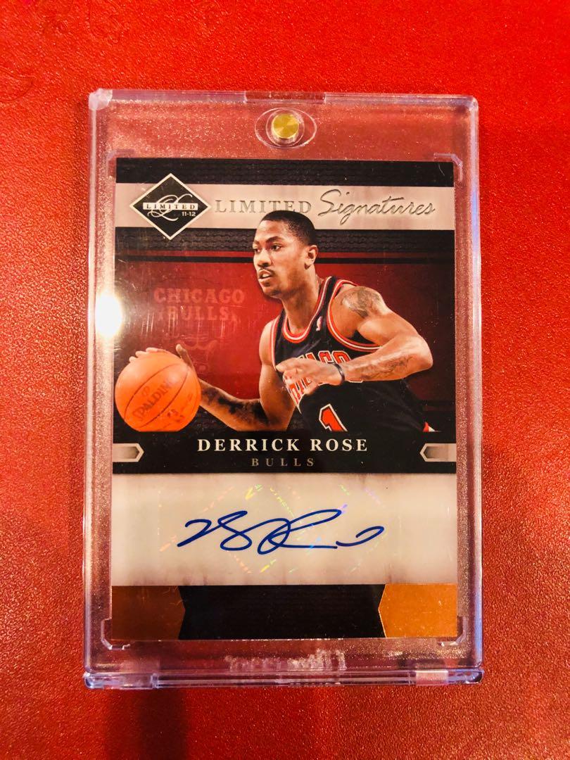 Limited Signatures - Derrick rose Auto #/15, Food & Drinks, Alcoholic ...