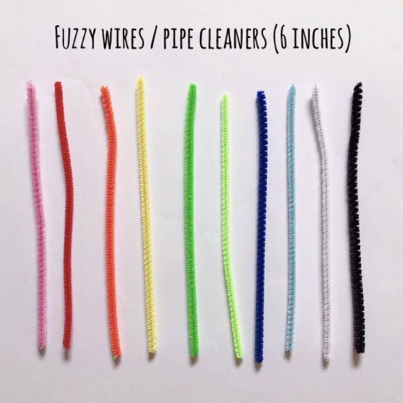 Fuzzy Wires / Pipe Cleaners, Hobbies & Toys, Stationary & Craft, Craft ...