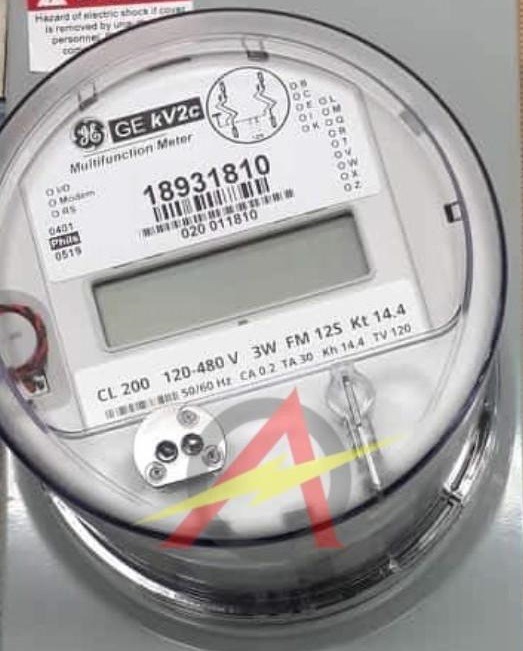 Aclara / GE Digital KWH Electric Meter KV2C, Commercial & Industrial ...