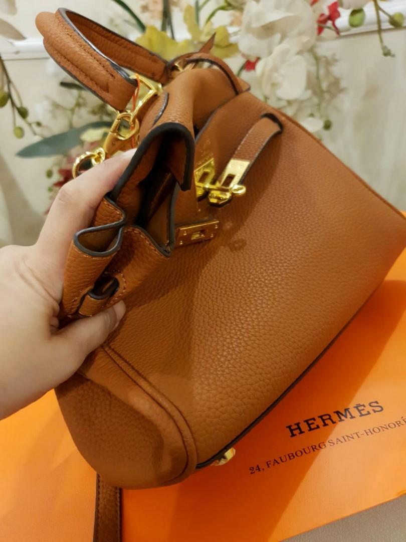 Hermes Kelly Clemence GHW, Fesyen Wanita, Tas & Dompet di Carousell