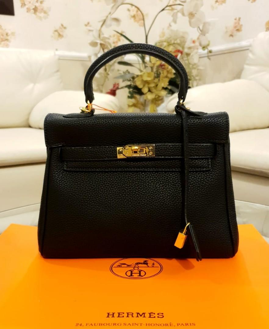 Hermes Kelly Clemence GHW, Fesyen Wanita, Tas & Dompet di Carousell