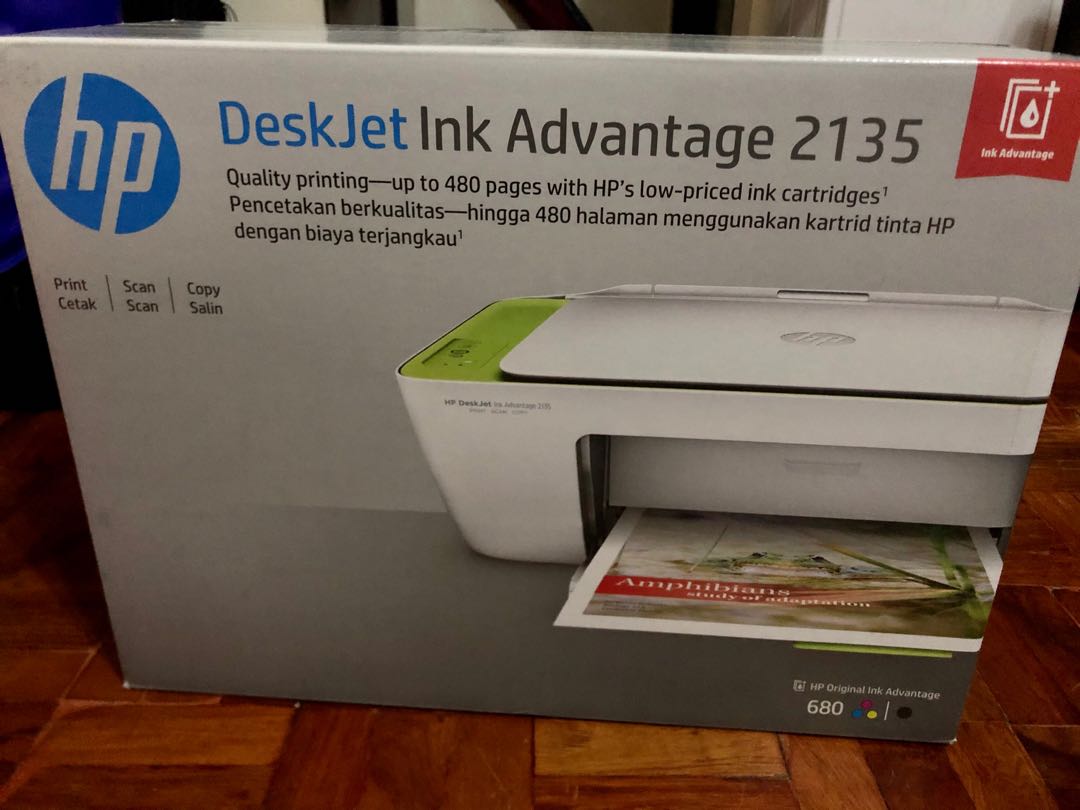 HP Deskjet Ink Advantage 2135, Computers & Tech, Printers, Scanners ...