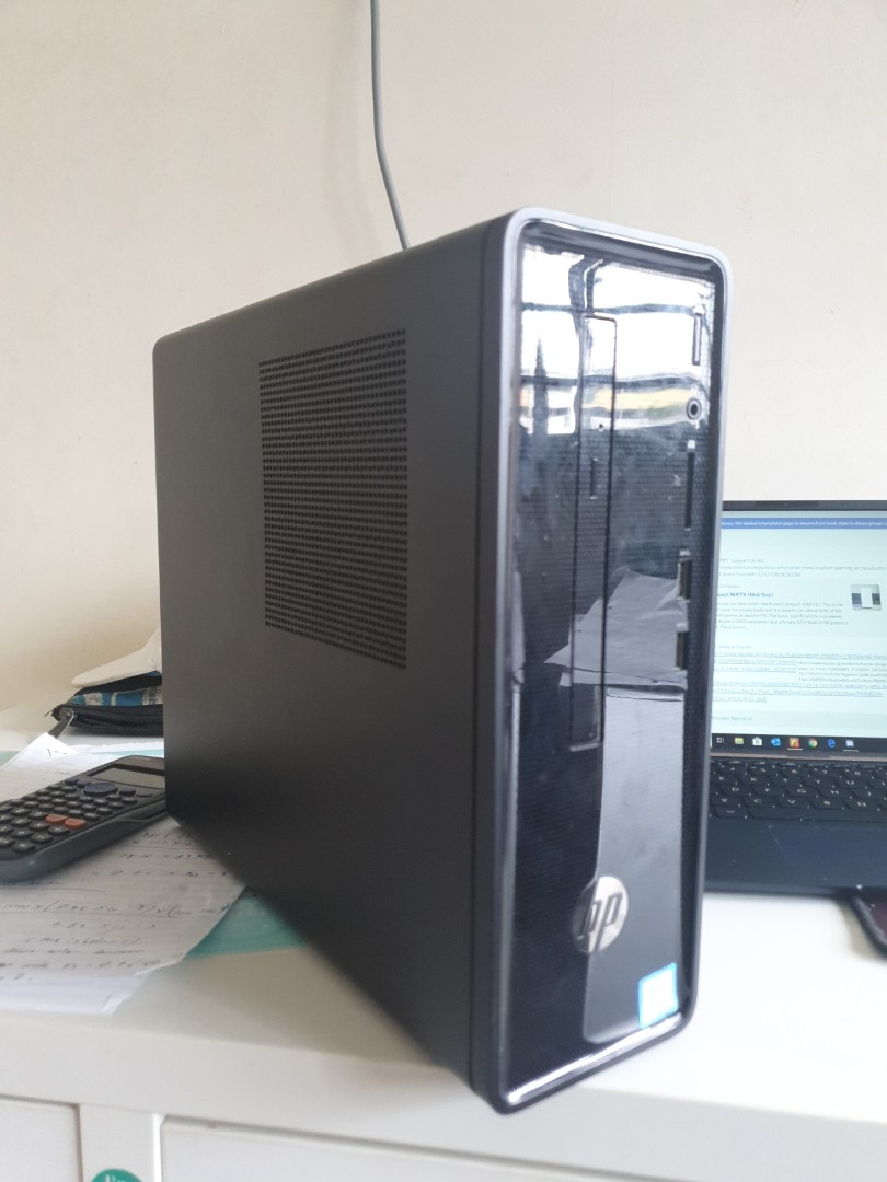 Hp slimline desktop, Computers & Tech, Desktops on Carousell