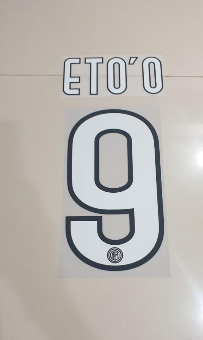 Inter Milan Eto'o Name Print Not EPL Manchester United Man United MU ...