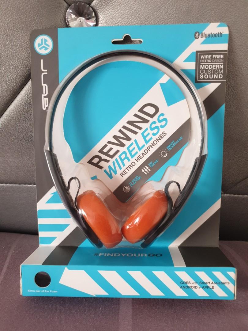 JLab Rewind Wireless Retro Headphones, Audio, Headphones & Headsets on ...