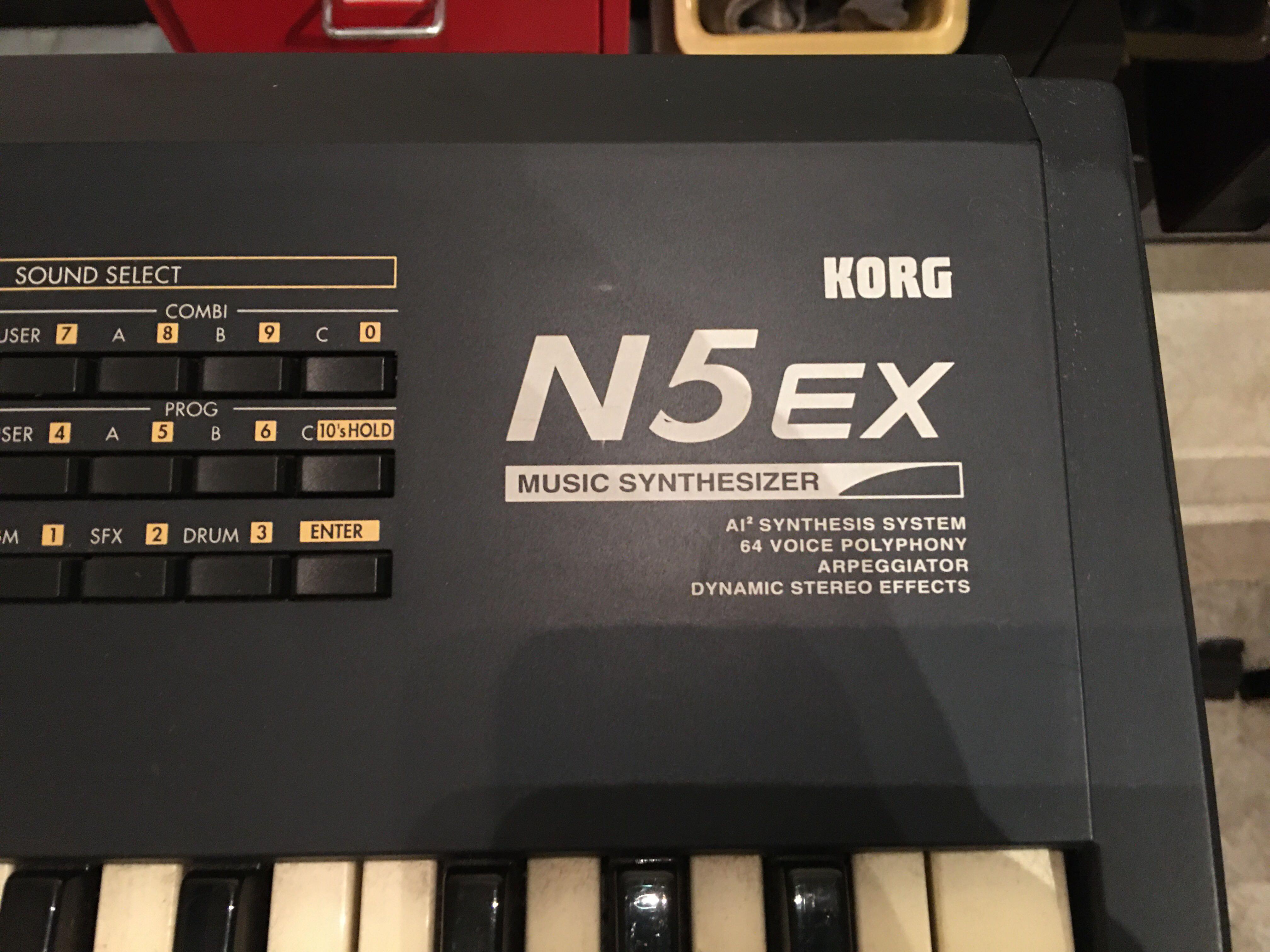Korg N5ex Music Synthesizer Keyboard with Stand, Hobbies & Toys, Music ...