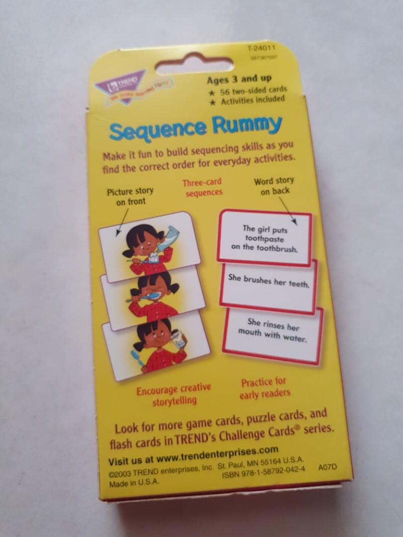 Laminated Story Sequencing Puzzle Cards, Everything Else on Carousell