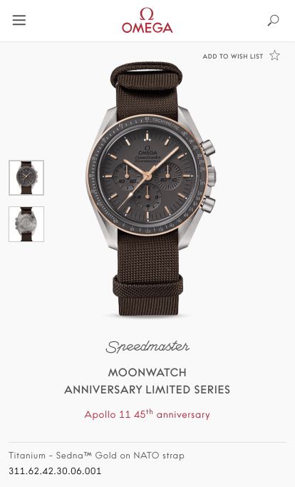 Limited edition Omega Apollo 11 45th Anniversary, Mobile Phones ...