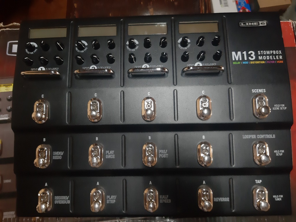 Line 6 M13 Multi Effects Guitar Pedal, Hobbies & Toys, Music & Media ...