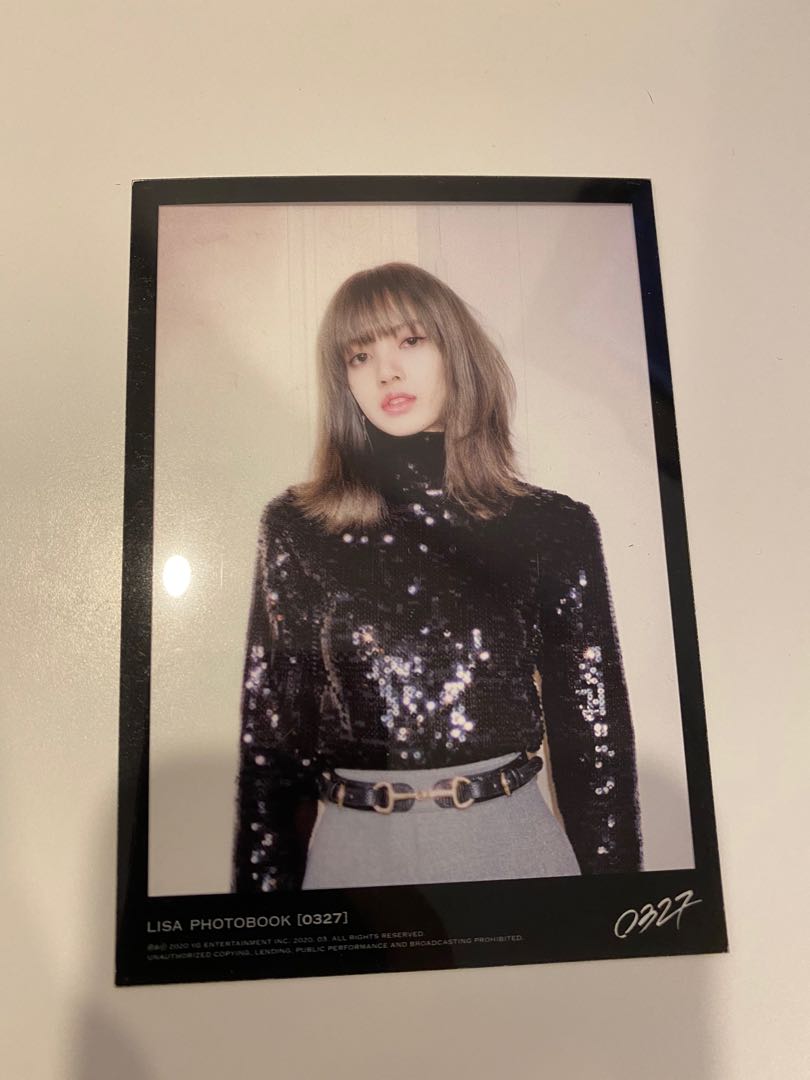 あす楽・即納 BLACKPINK LISA PHOTOBOOK 0327 photocard Blackpink Lisa Photobook ...