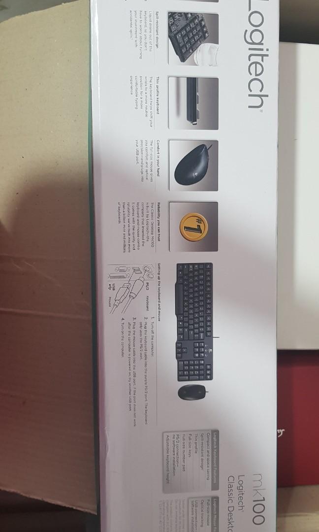 Logitech Keyboard and mouse, Computers & Tech, Parts & Accessories ...