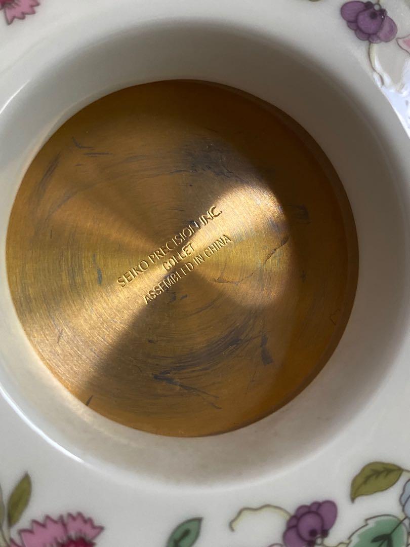 Minton Haddon Hall Trellis Clock, Hobbies & Toys, Memorabilia ...