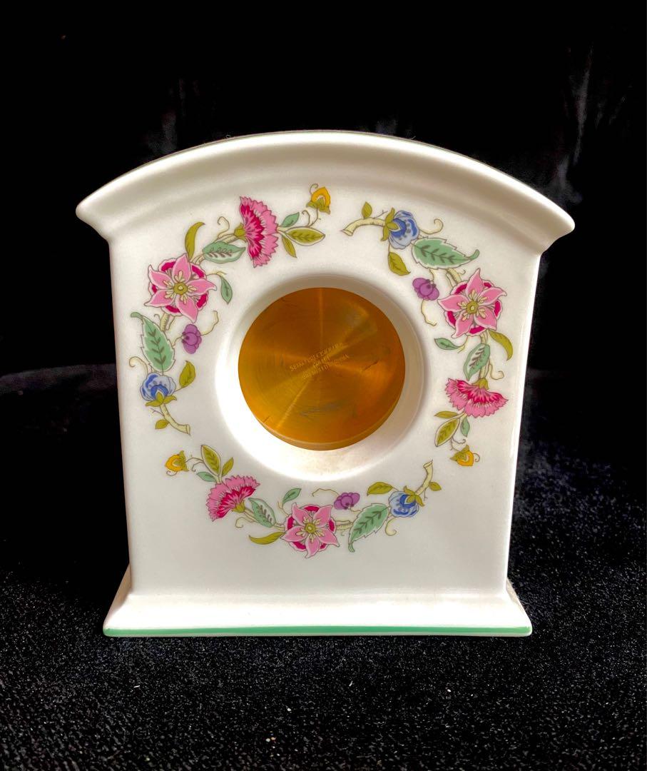 Minton Haddon Hall Trellis Clock, Hobbies & Toys, Memorabilia ...