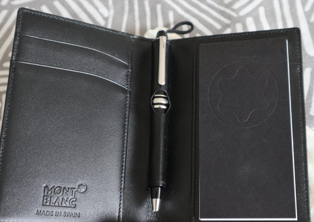 Montblanc Mozart Set : card holder notepad & Ballpoint Pen (small size ...