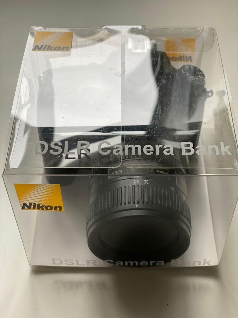 NIKON DSLR Camera Coin bank 錢箱 (NOT REAL CAMERA), 攝影器材, 相機 - Carousell
