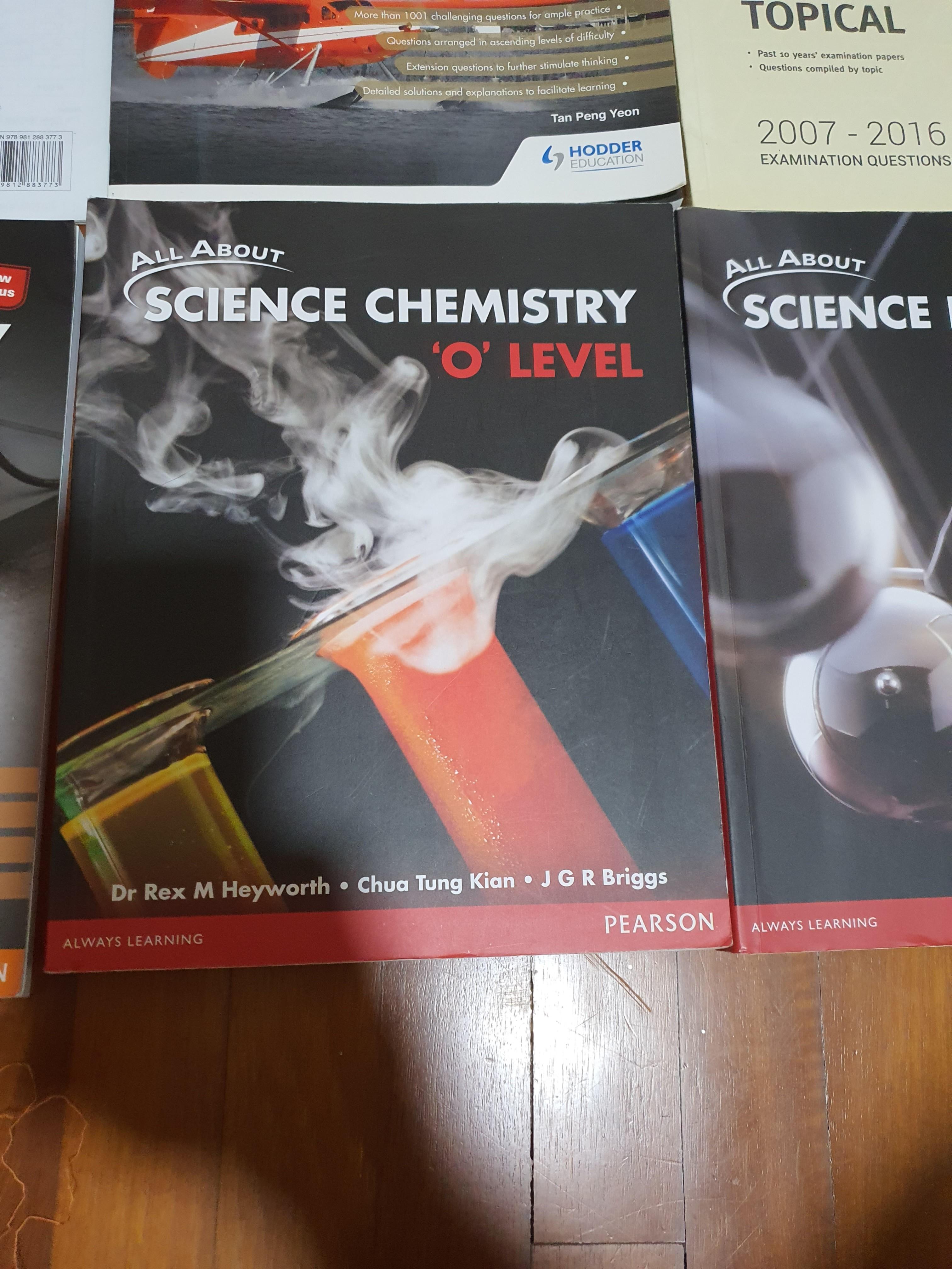 O Level Textbooks : Physics and Chemistry, Books & Stationery ...