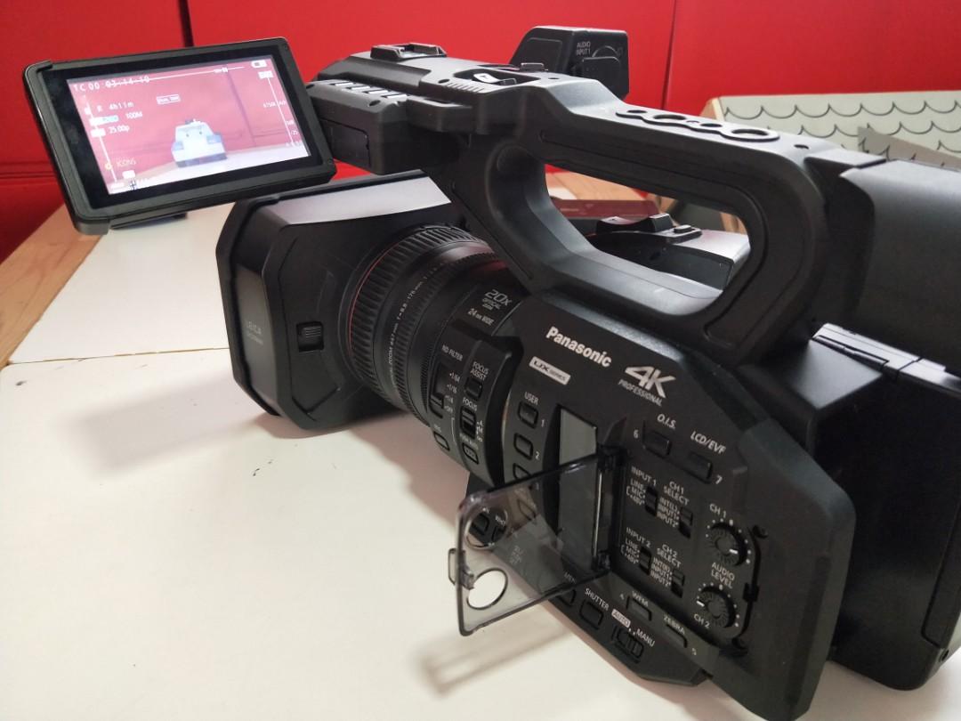 Panasonic AG-UX180 4K Professional Camcorder, Photography, Video ...