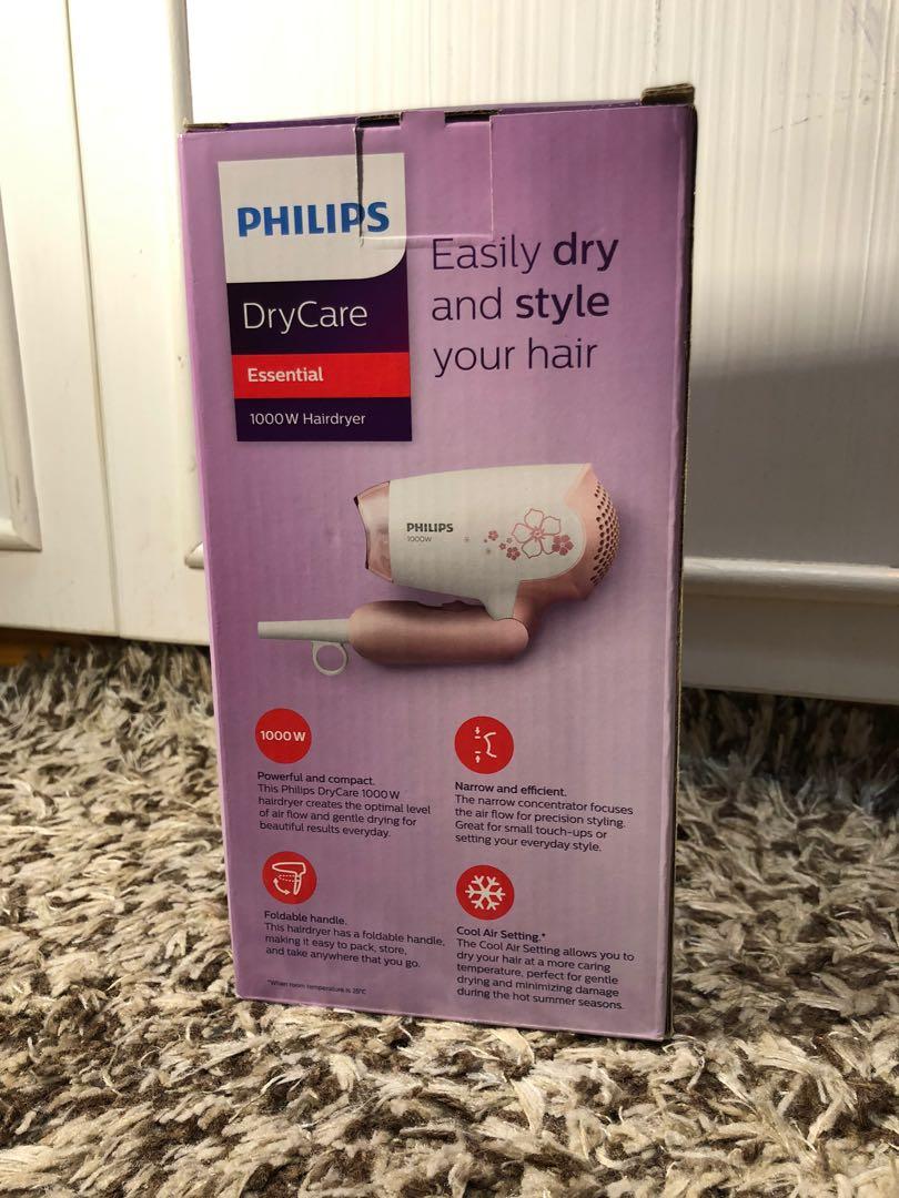 Philips DryCare Hair Dryer PLP-HP8108 NEW! Foldable, Beauty & Personal ...
