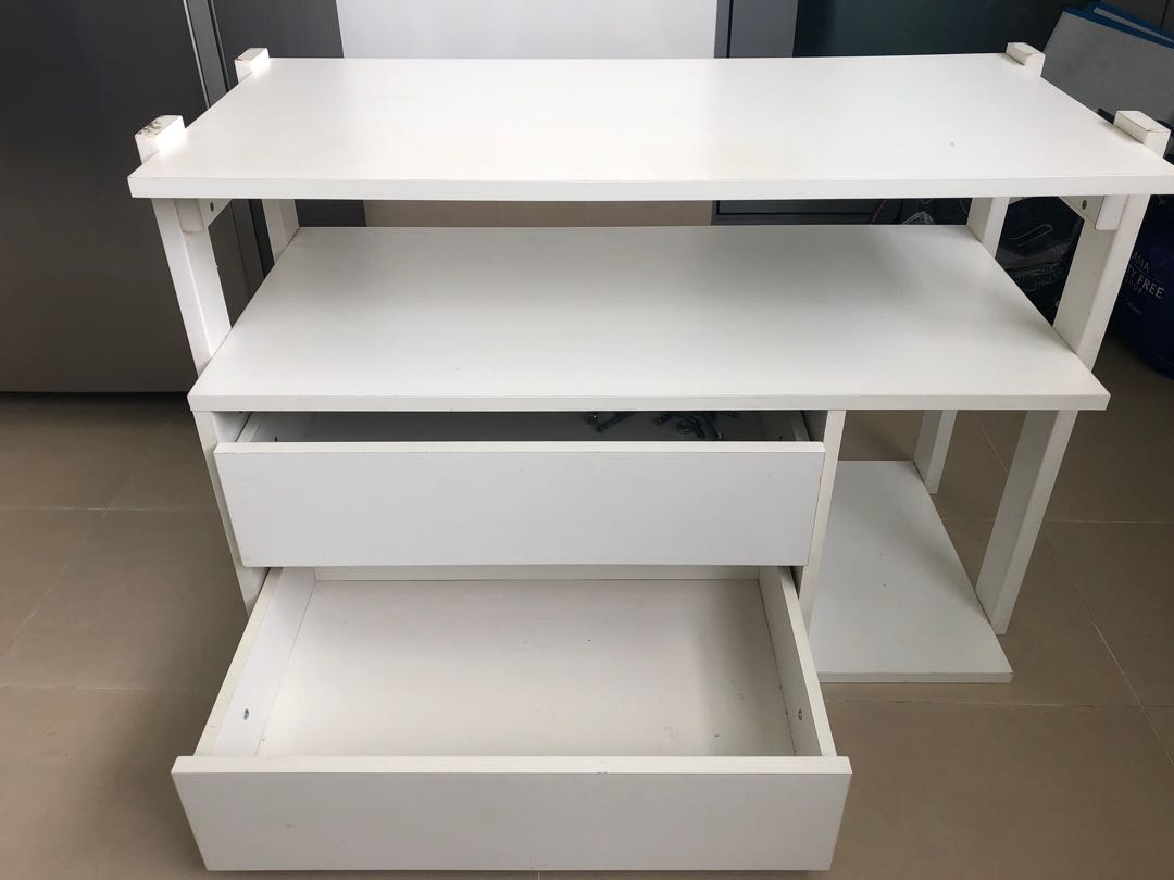 Rack with 2 drawees, Furniture & Home Living, Furniture, Shelves ...