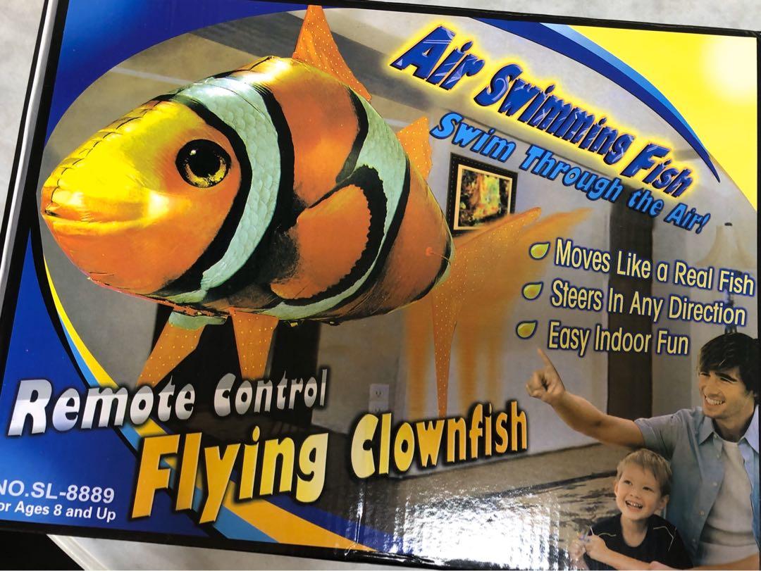 Remote control helium balloon clown fish, Hobbies & Toys, Toys & Games ...