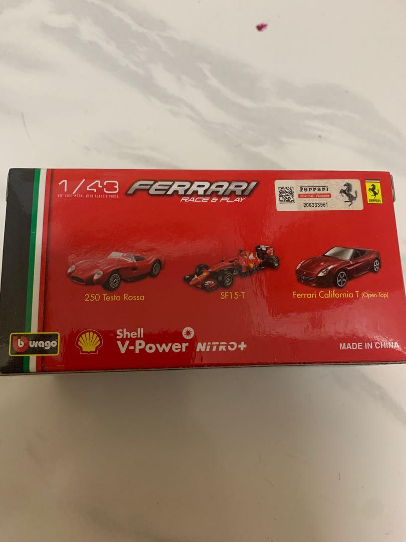 Shell Ferrari product car display, Hobbies & Toys, Toys & Games on ...