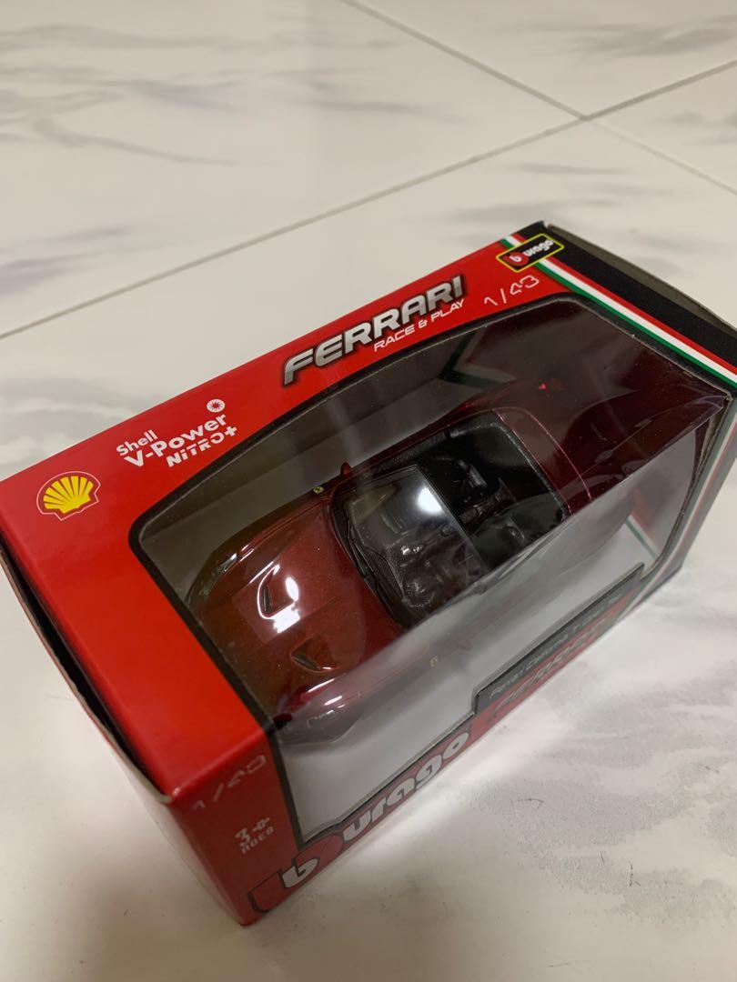 Shell Ferrari product car display, Hobbies & Toys, Toys & Games on ...