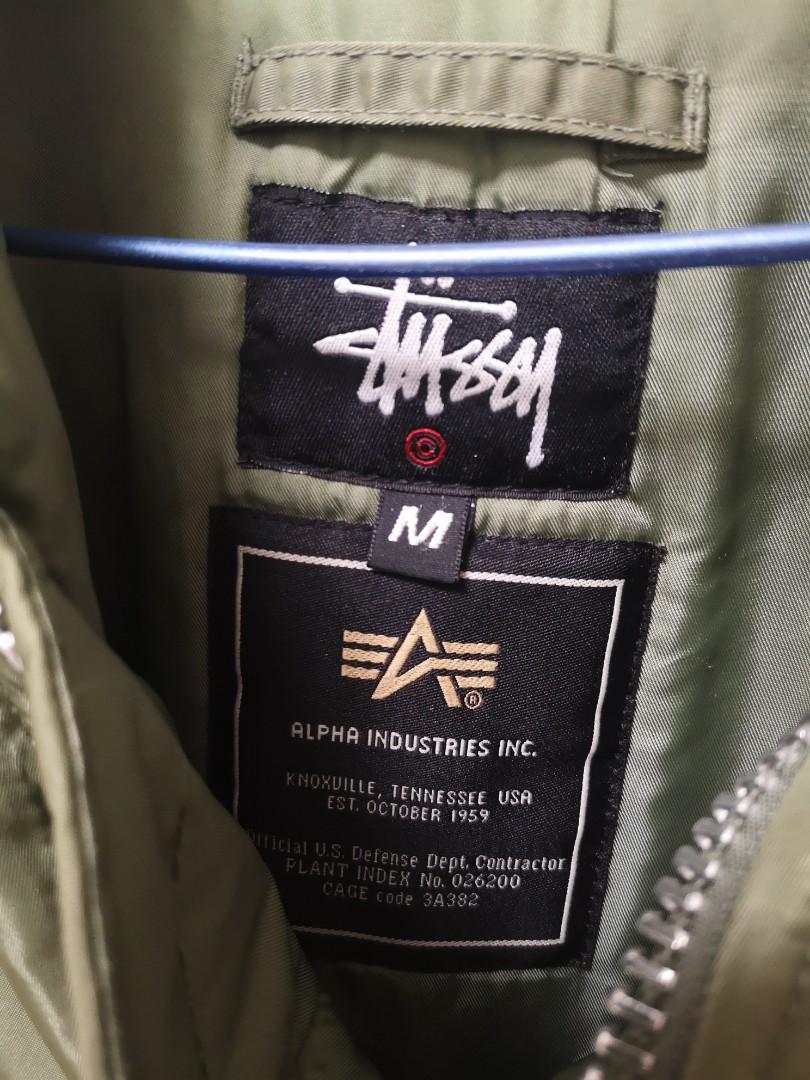 Alpha MA1 x Stussy , 男裝, 外套及戶外衣服 - Carousell