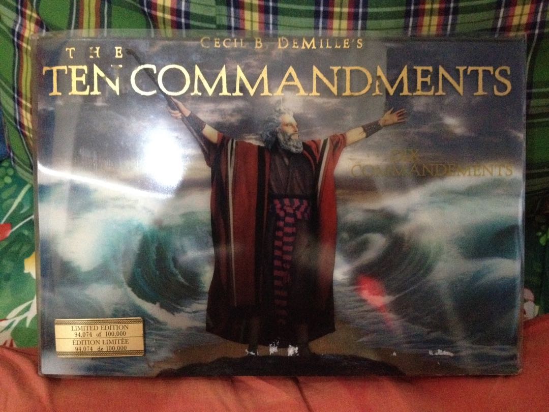 THE TEN COMMANDMENTS LIMITED EDITION Blu-ray+DVD COLLECTION, Hobbies ...