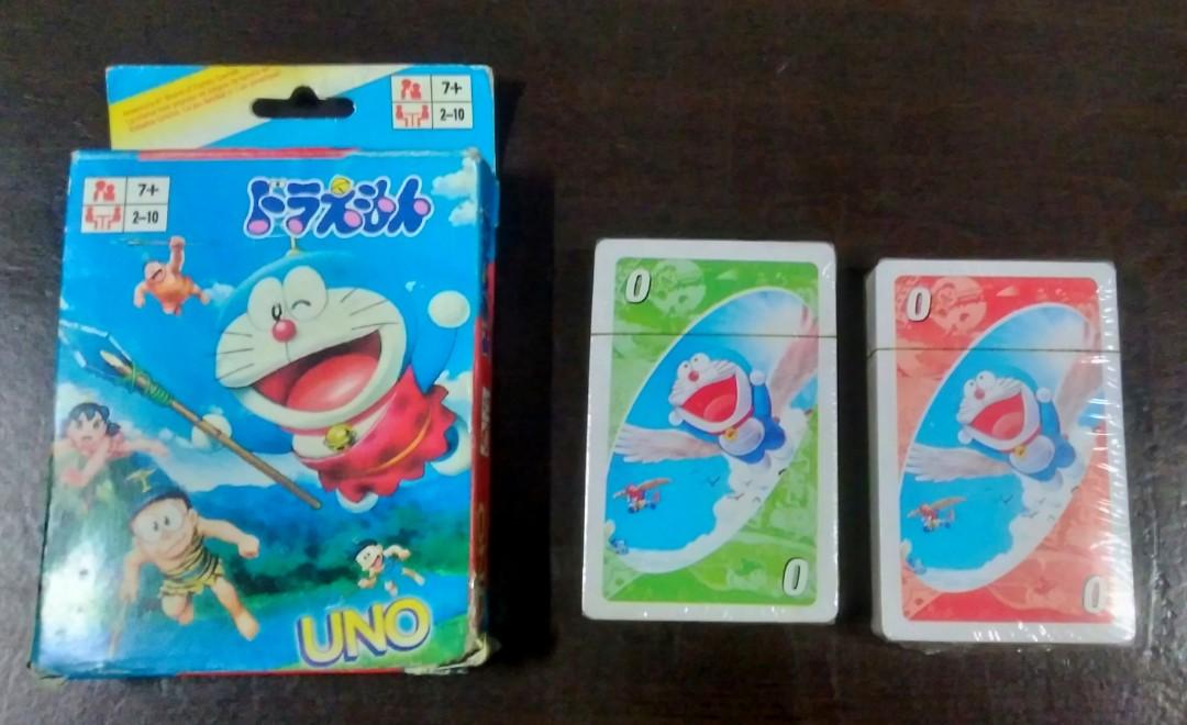 UNO DORAEMON, Hobbies & Toys, Toys & Games on Carousell