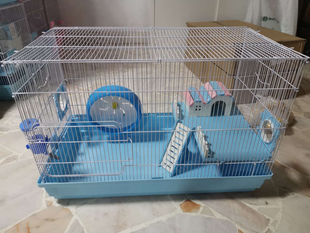 Wired hamster cage, Pet Supplies, For Small Animals, Pet Accessories on ...