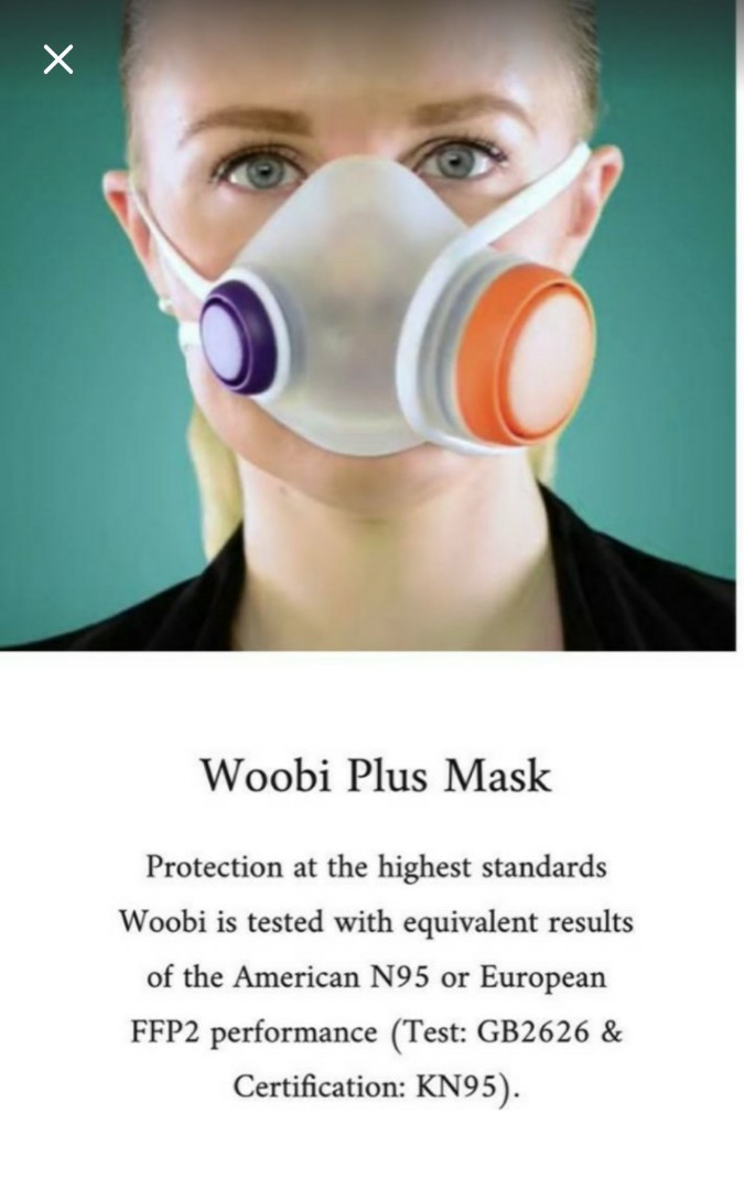 Woobi plus mask on Carousell