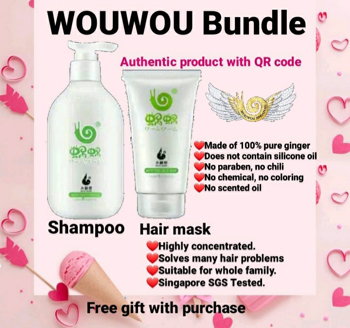 Wowo hair shampoo &hair mask, Beauty & Personal Care, Hair on Carousell