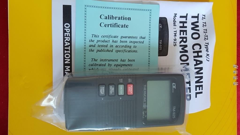 Dual Channel Thermometer, Thermocouple Thermometer, Digital Thermometer ...