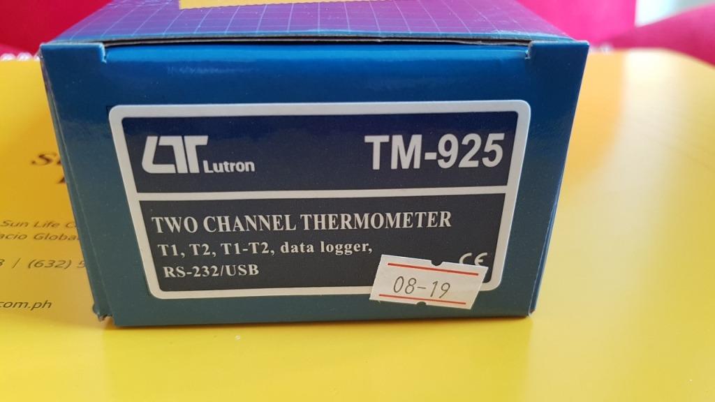 Dual Channel Thermometer, Thermocouple Thermometer, Digital Thermometer ...