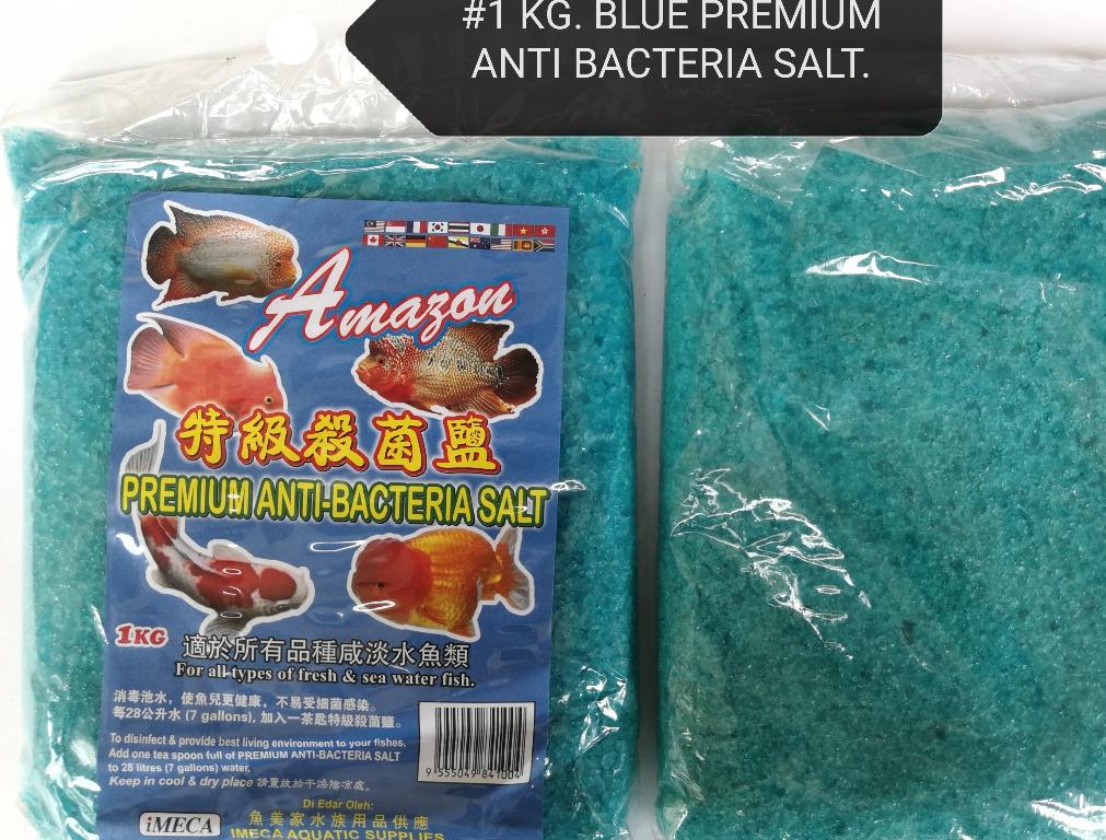 Amazon Anti Bacteria Salt 1kg for Aquarium Fish, Pet Supplies, Homes ...