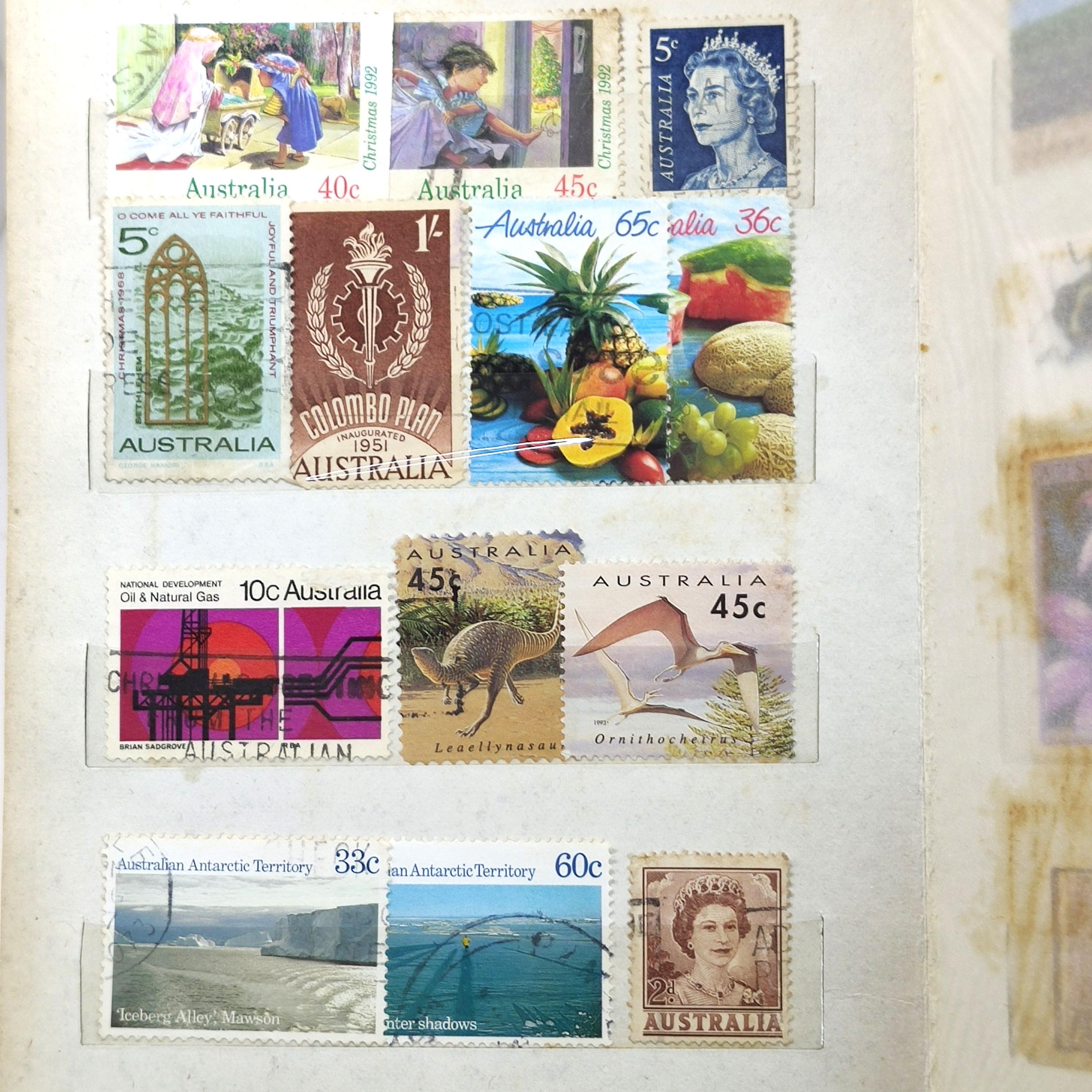 Australia Stamps Album aboriginal art koala platypus bat wallaby ...