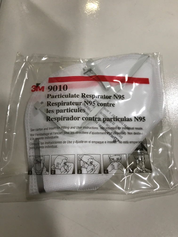 3M N95 9010 mask, Health & Beauty, Face & Skin Care on Carousell