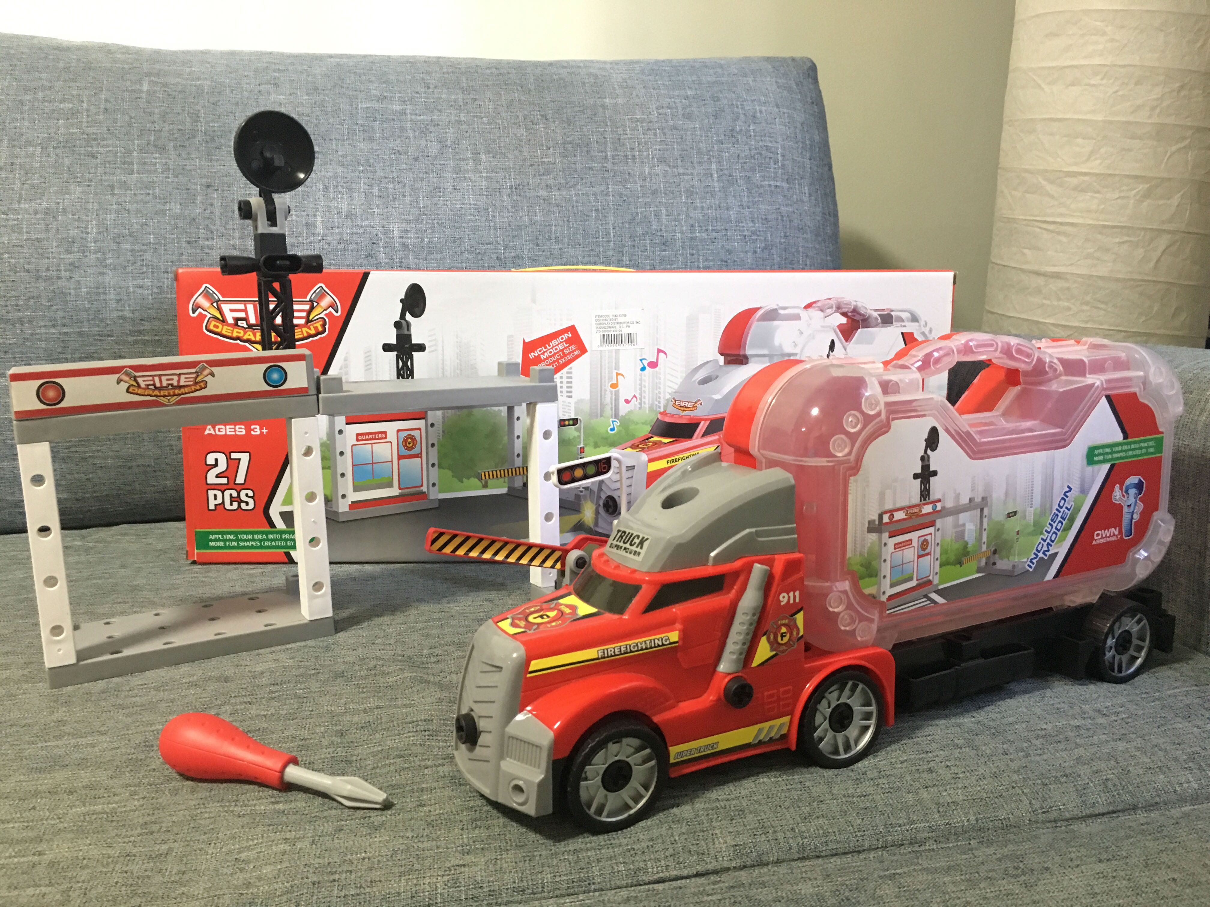 Big Fire Department DIY Toy/Truck, Hobbies & Toys, Toys & Games on ...