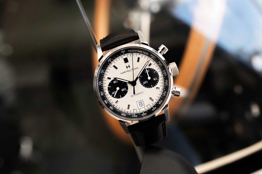 [BNIB] Hamilton American Class Intra-Matic Chronograph Automatic Watch ...