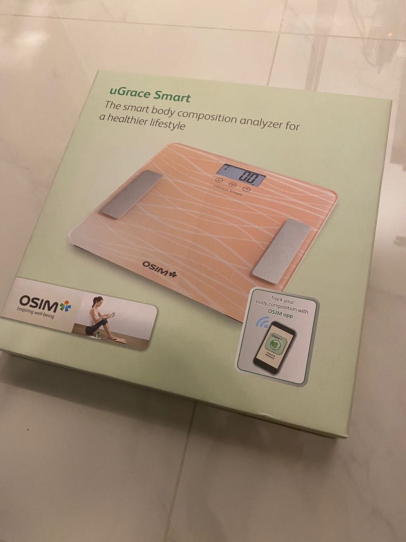 BNIB OSIM uGrace smart body scale, Health & Nutrition, Health Monitors ...