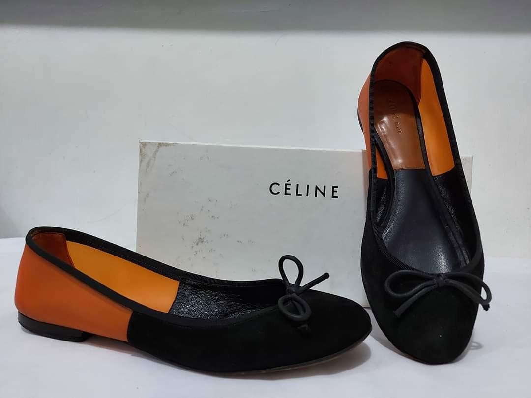 Celine flat shoes original, Women's Fashion, Footwear, Flats & Sandals ...