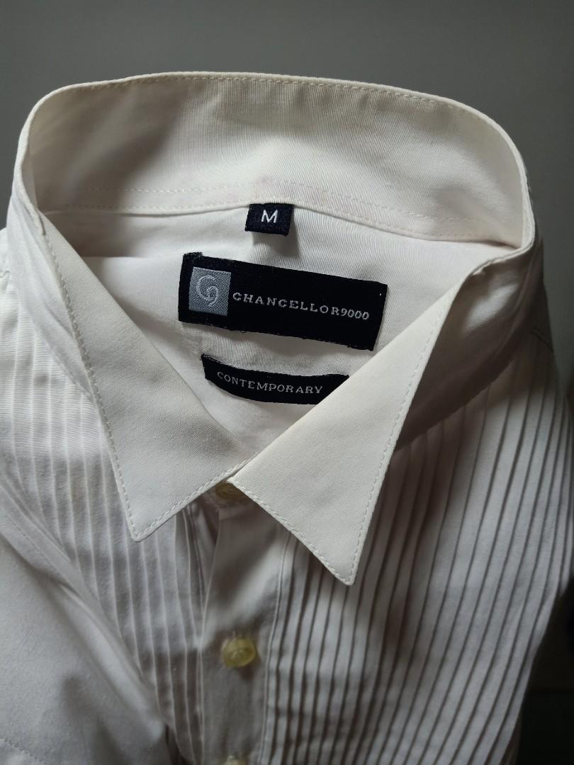 Chancellor 9000 - White Tuxedo Wing Tip Long Sleeves, Men's Fashion ...