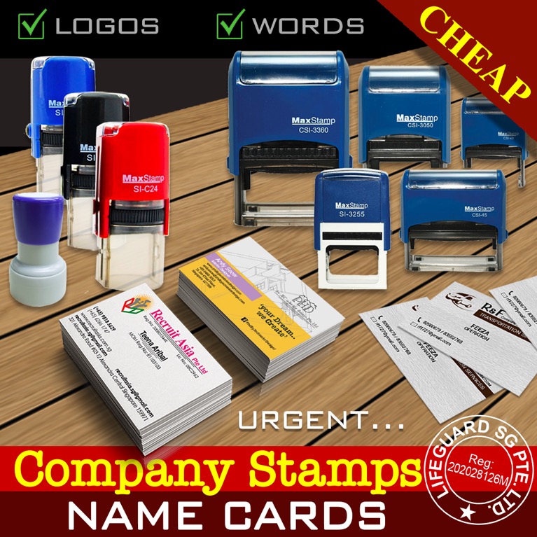 COMPANY STAMPS | NAME CARD | COMPANY CHOPS, Business Services, Printing ...