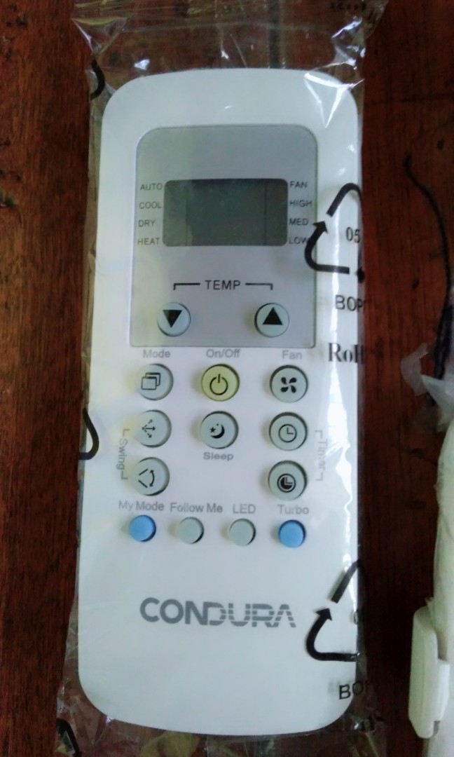 condura prima remote control, TV & Home Appliances, Air Conditioning ...