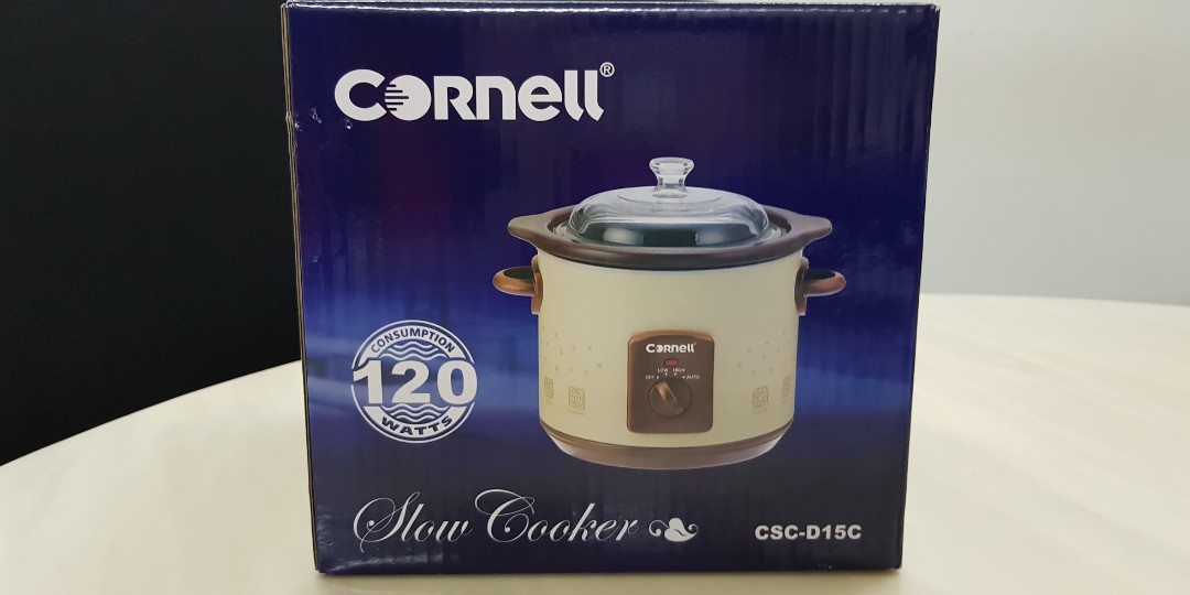 BNIB Cornell Electric Slow Cooker 1.5L, TV & Home Appliances, Kitchen ...