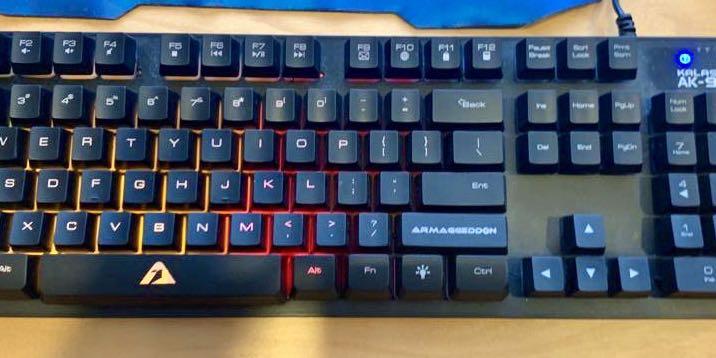 Gaming keyboard Kalashnikov AK999 with RGB lights, Electronics ...