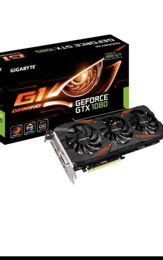 Gigabyte Nvidia GeForce GTX1080 G1 Gaming, Computers & Tech, Parts ...