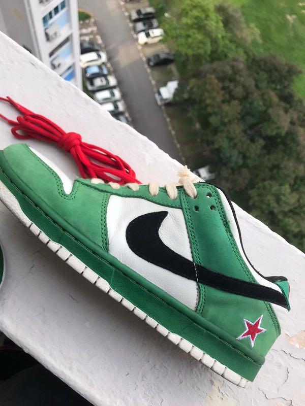 Heineken Nike sb dunk, Men's Fashion, Footwear, Sneakers on Carousell