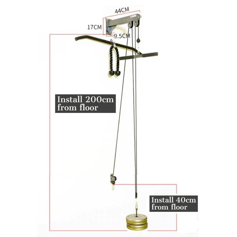 Home Gym Cable System , Sports Equipment, Exercise & Fitness, Cardio ...