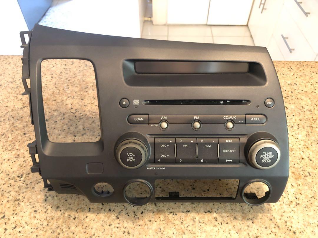 Honda Civic Stock Stereo/Head unit (FD), Car Parts & Accessories, Audio ...